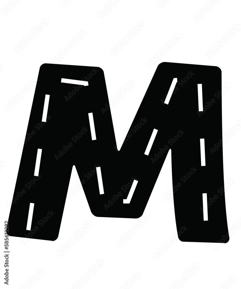 Race Track Alphabet SVG,Road Numbers,Letters,Road Bundle,Birthday,Car ...