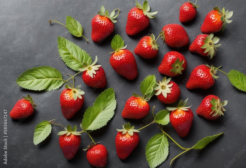 strawberries on a table, A Classic Twist: Strawberry Shortcake with a ...