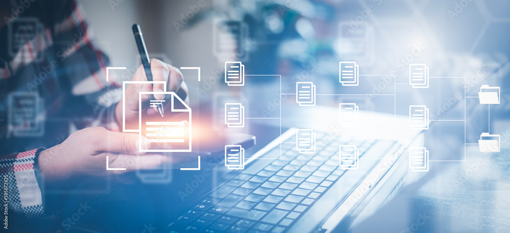 Signing electronic documents on digital documents Online and checklist ...