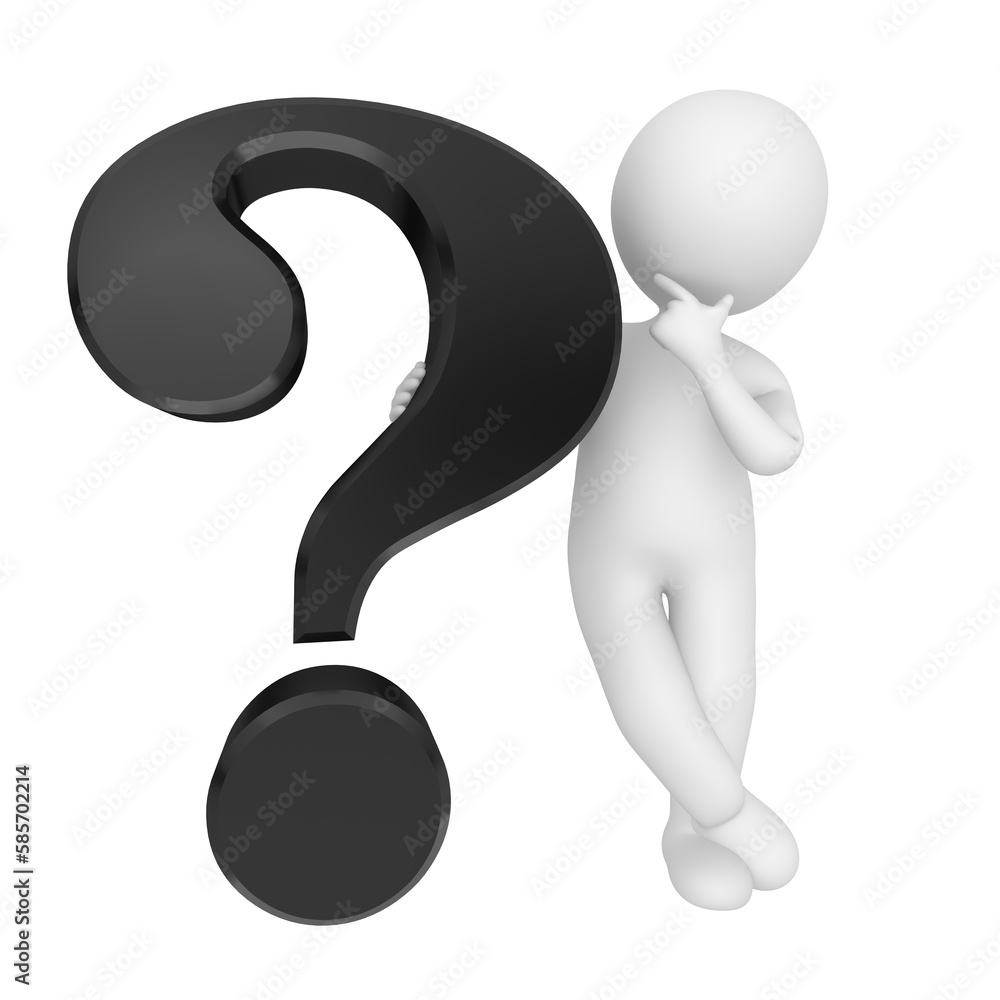 Black question mark transparent PNG Stock Illustration | Adobe Stock