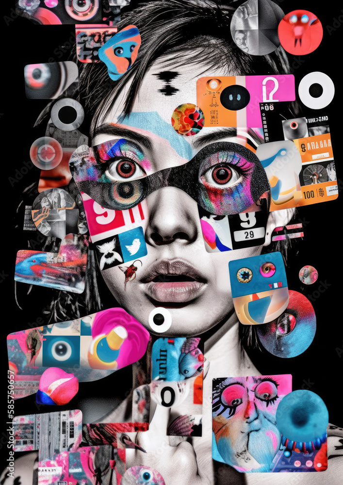 The Algorithmic Illusion: An Artistic Take on Social Media's AI-driven Algorithms. (Generative ...