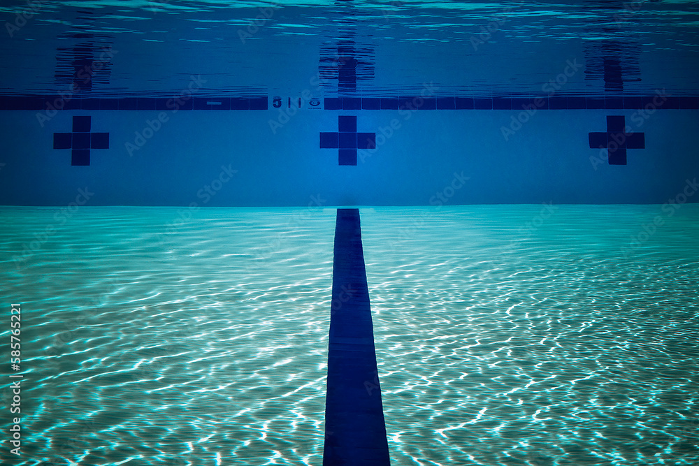 Swimming Pool Underwater Stock Photo | Adobe Stock