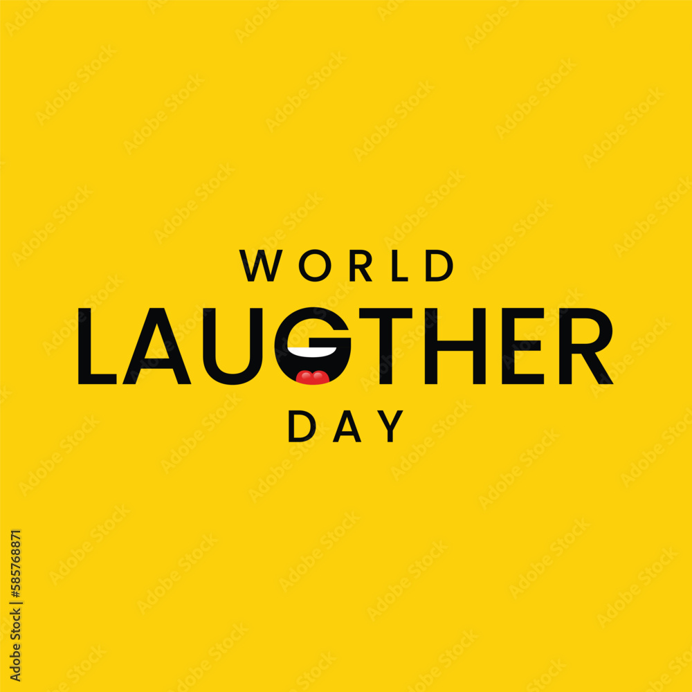 World laughter Day Vector Illustration for greeting card, poster ...
