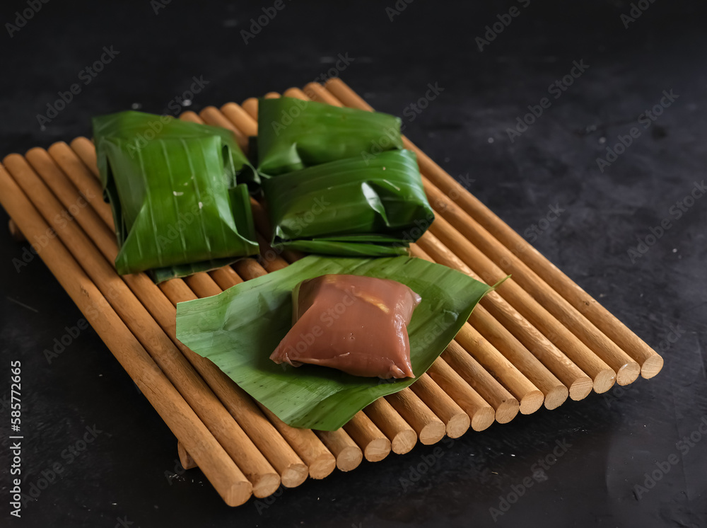 nagasari, hunkue pisang is Indonesian traditional street food made from ...