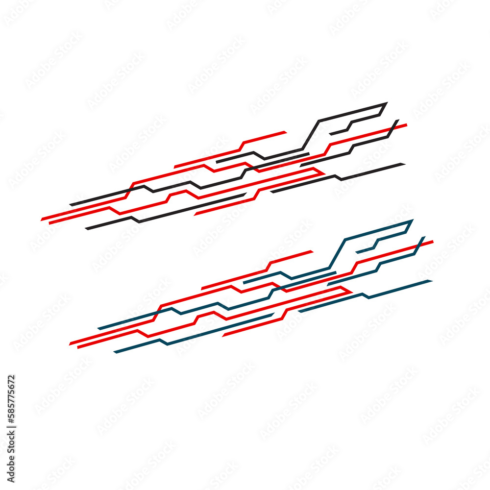 city car background livery sticker decal vector design Stock Vector ...