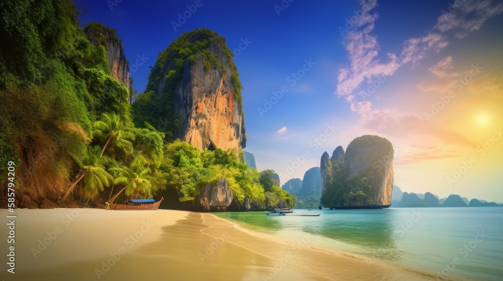 An extraordinary Thailand landscape, showcasing the captivating beauty ...