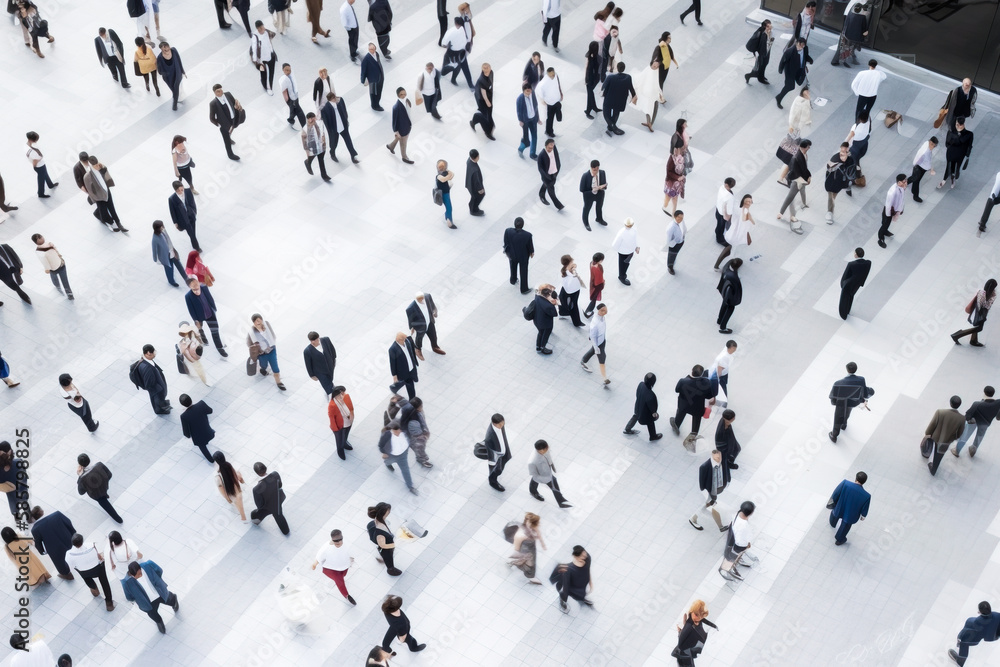 Group Of People From Above