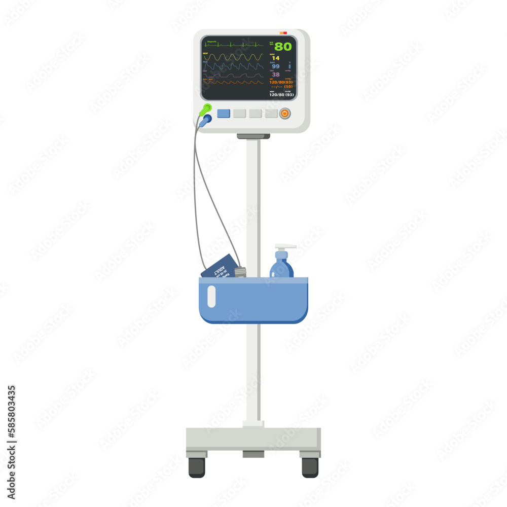 Patient monitoring machines or equipment used to constantly monitor ...