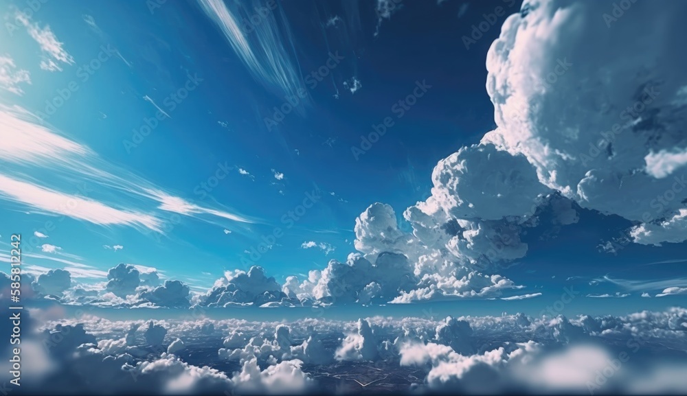 blue sky with clouds, landscape background 4k wallpaper Stock ...