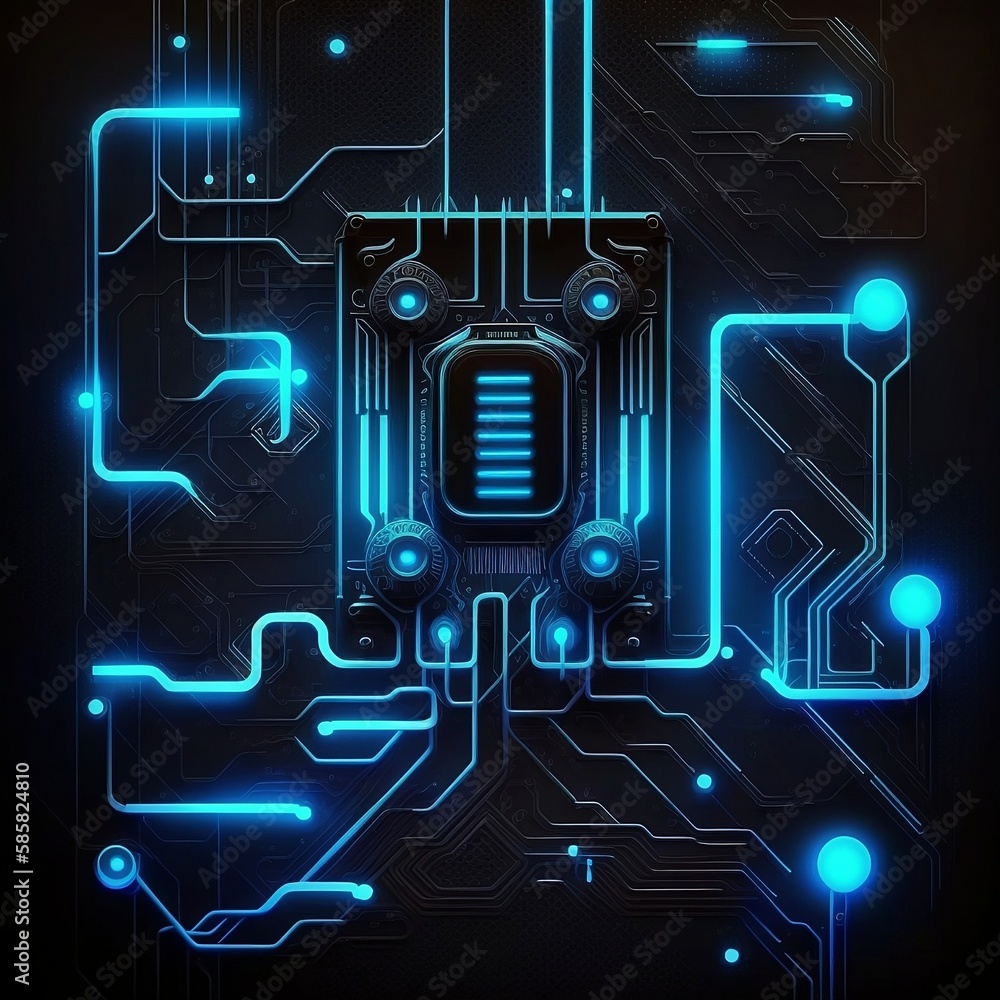 Neon Interface: The Visual Representation of Artificial Intelligence ...