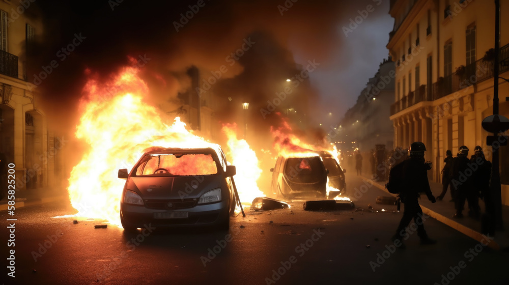 2023 French Pension Reform Strike Protests: Riots and Burning Cars in ...