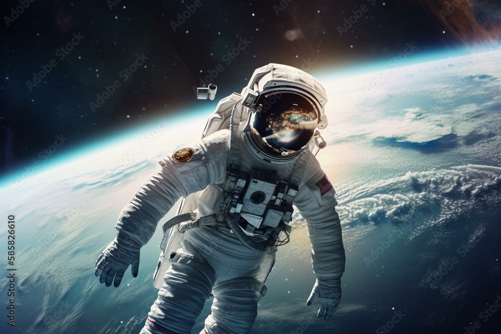 Realistic Astronaut Art