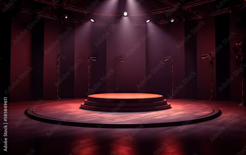 Empty Stage Background