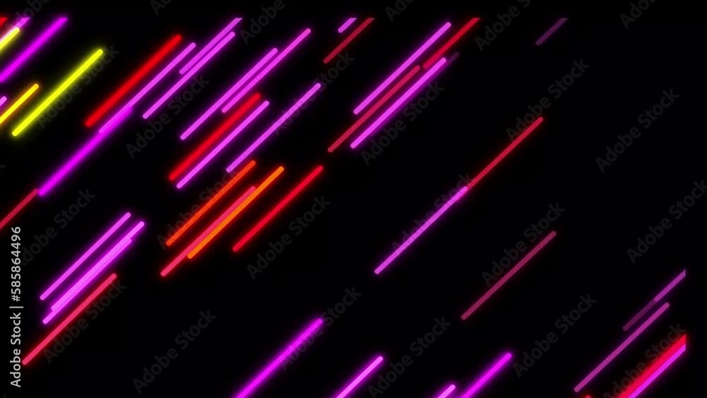 abstract neon background blue purple spectrum looped animation ...