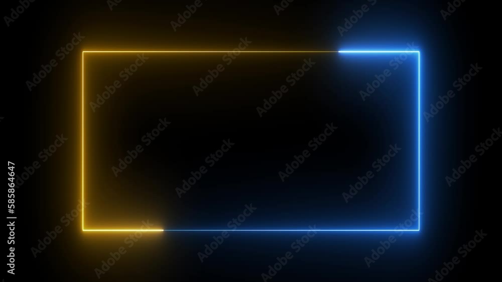 Neon loop abstract seamless background blue purple spectrum looped ...