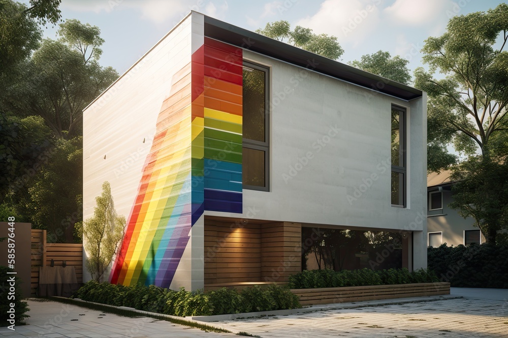A Home with Pride: Celebrating the Colors of the LGBT Flag in ...