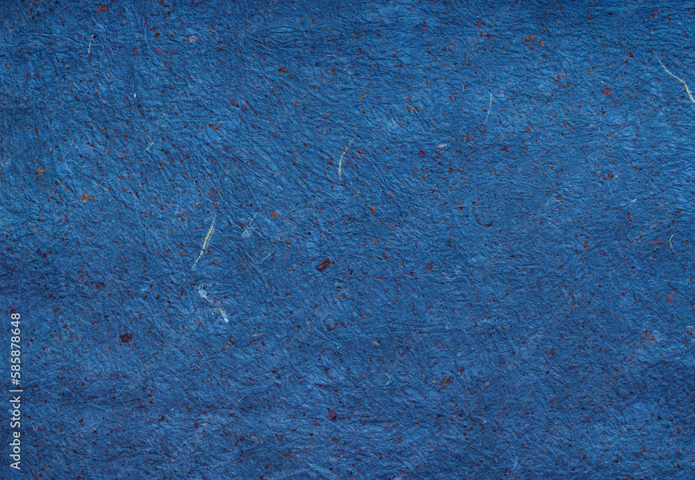 Wrinkled Deep Blue Paper Texture with Embedded Copper Flecks Stock ...