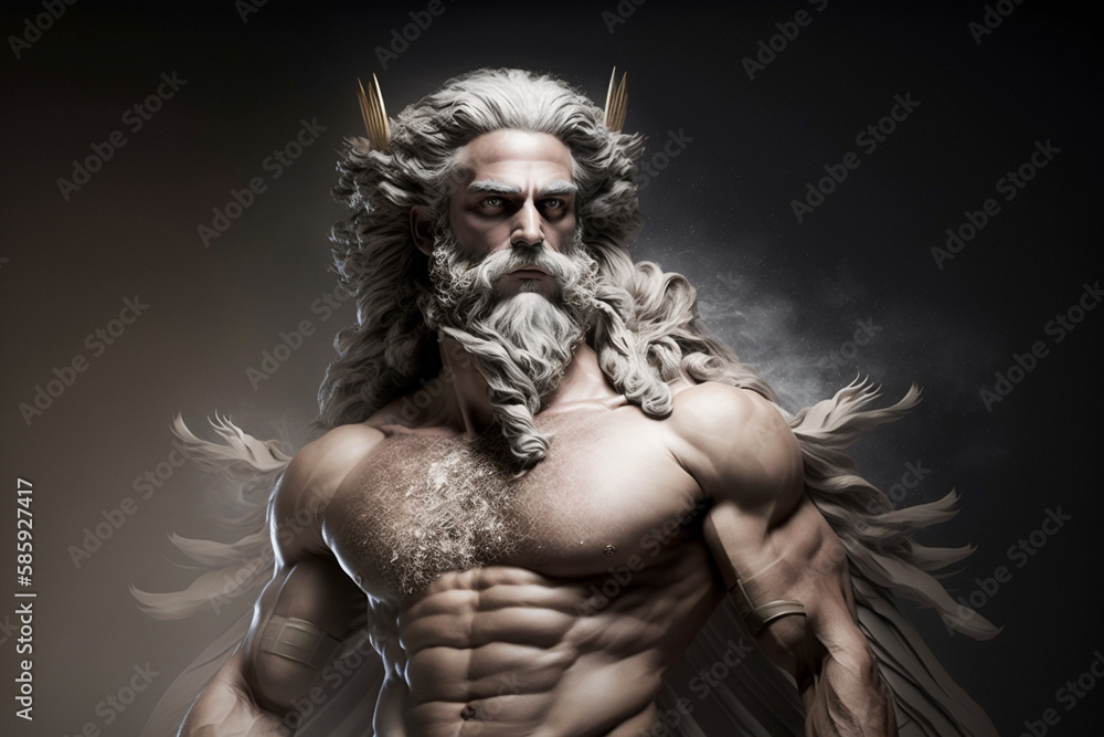 Zeus. Historical Old and Ancient Mythology - Olympic Gods. Greek rulers ...