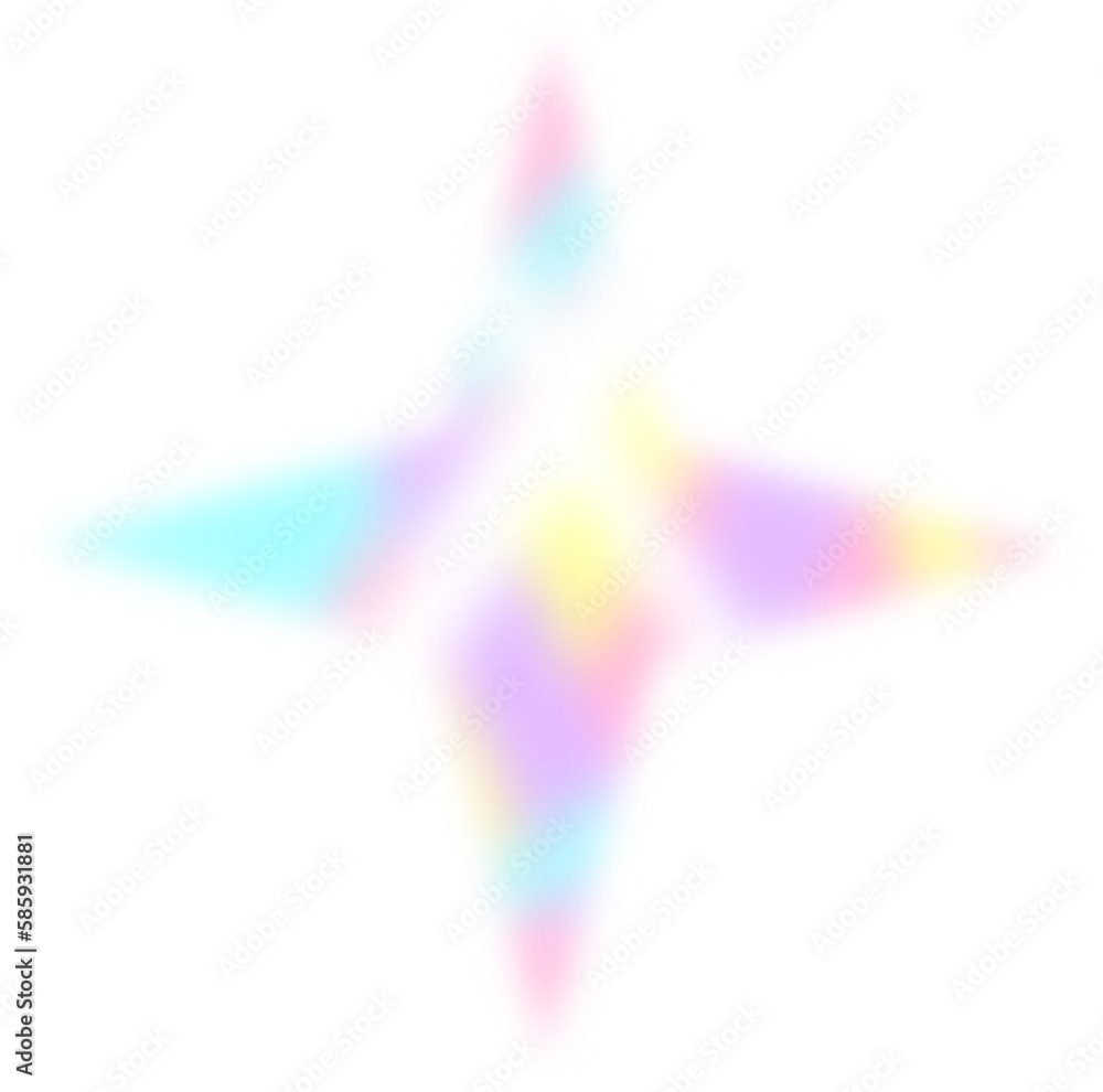 Star motion blur y2k aura . Abstract blurred gradient shape ...