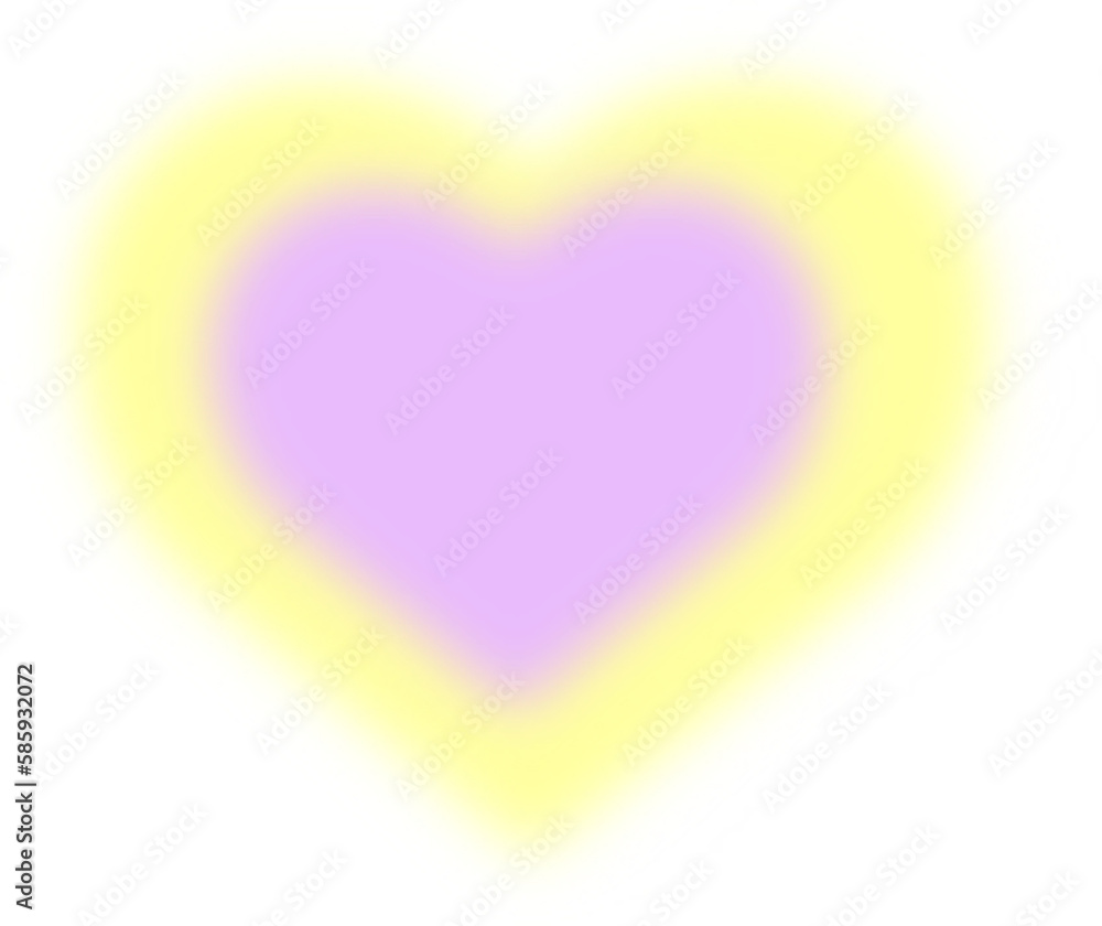 Heart motion blur y2k aura . Abstract blurred gradient shape ...