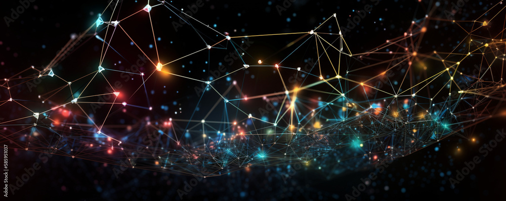 Digital Network Connectivity Wallpaper ::15 an intricate web of ...