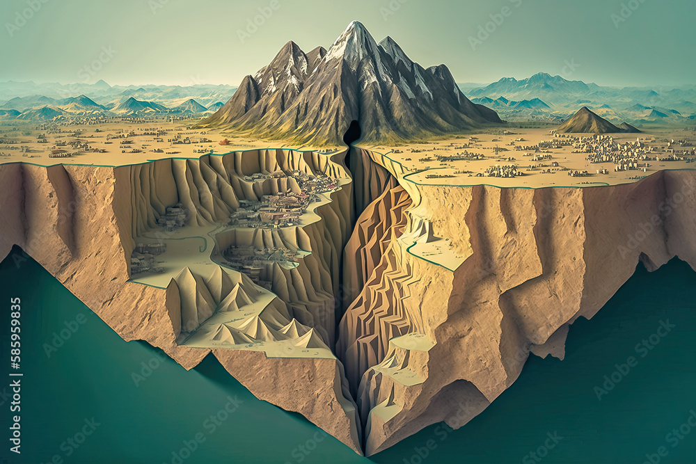 Faults in the Earth's crust are characterized by rocks on either side ...