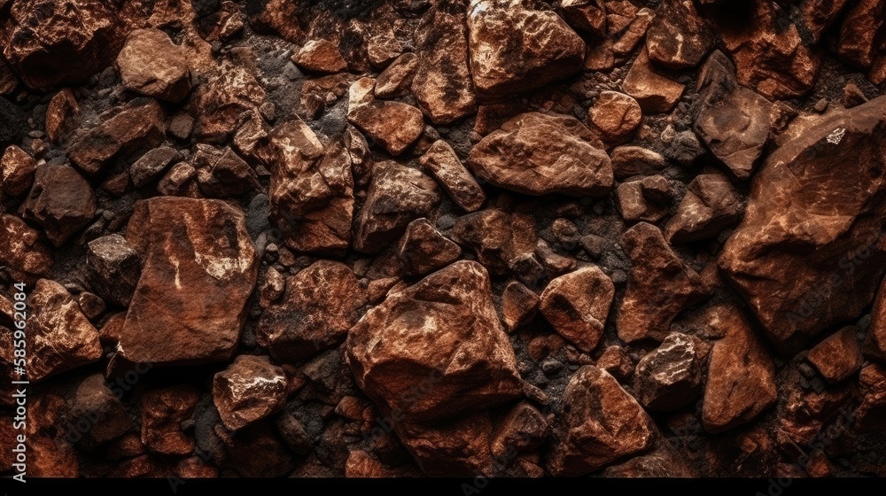 Indulge in the Richness of Chocolate Brown Stone Texture Background ...