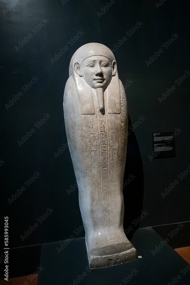 Sculptures and Interior display of the Vatican Museum in Rome, Italy ...