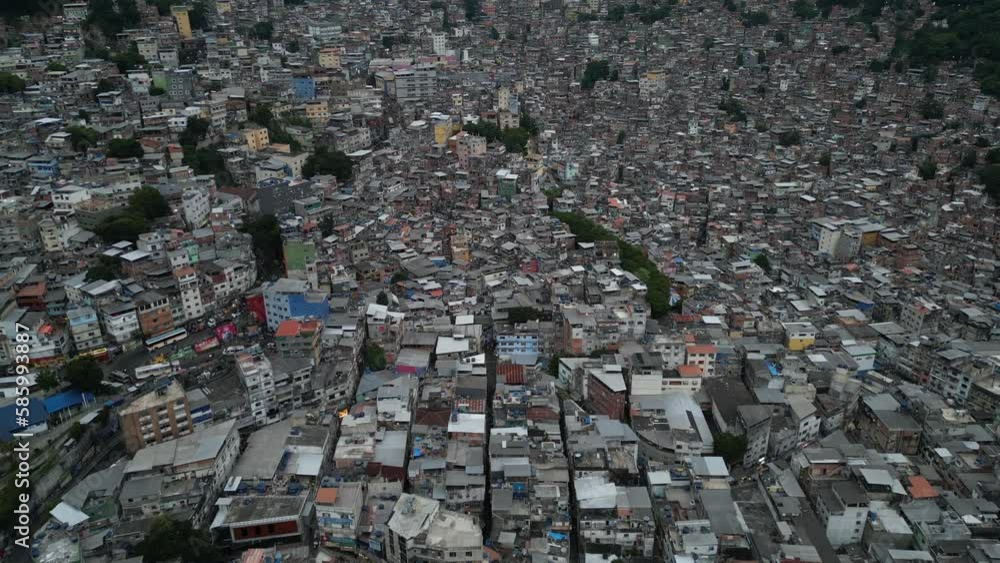 Favela da Rocinha, the Biggest Slum (Shanty Town) in Latin America ...