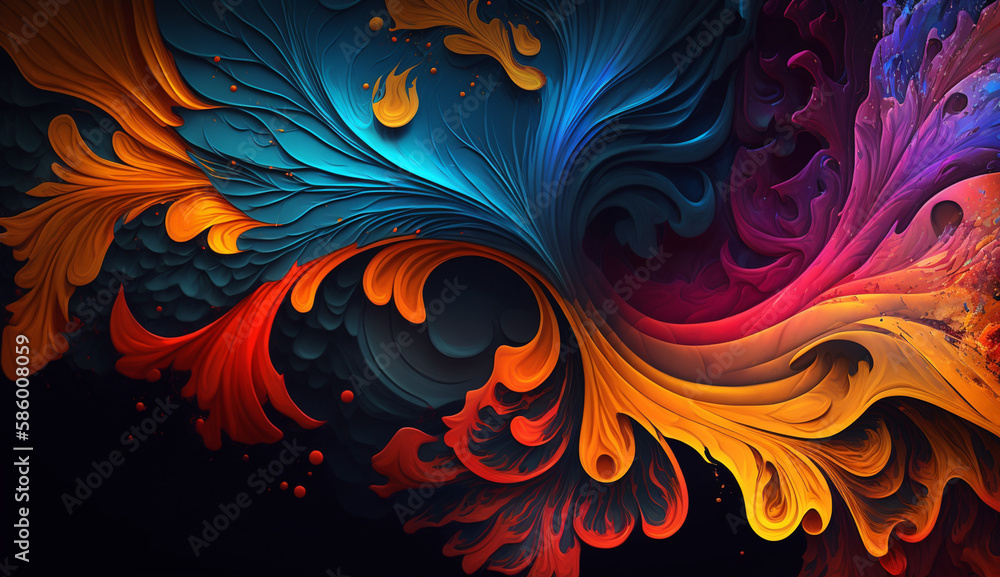 Color and Texture Fusion: A Dynamic Eye Background Design created with ...