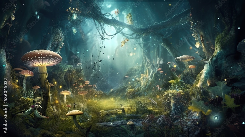 Enchanted Forest Desktop Wallpaper