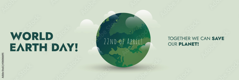 World earth day. Happy world earth day 2023 banner with earth planet ... World earth day. Happy world earth day 2023 banner with earth planet ...