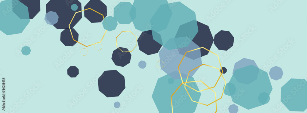 White Cell Background Blue Vector. Polygon Interactive Illustration ...