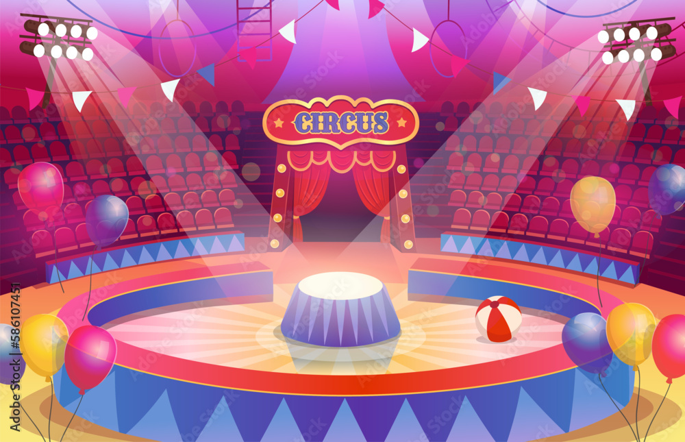 Circus Stage Clipart