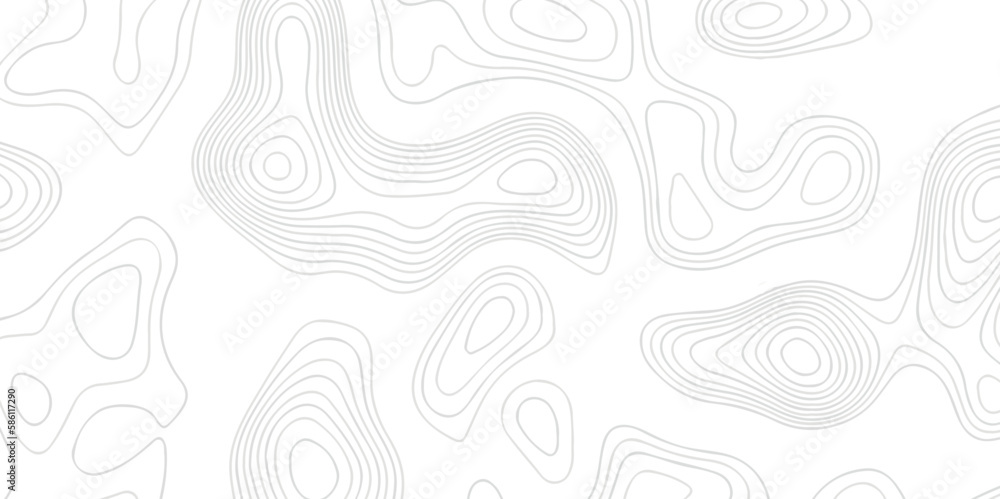 Black and white lines seamless Topographic map patterns, topography ...