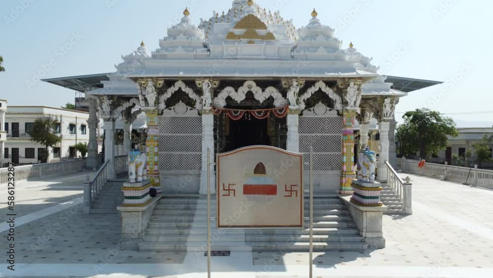 Unhel, Rajasthan, India 12th March 2023: 4k Drone shots of Shri ...