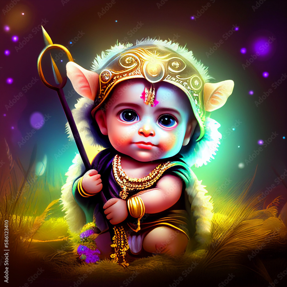 cute baby colorful Indian hindu God Ram Shri Ram Siya Ram Rama Ramayana ...