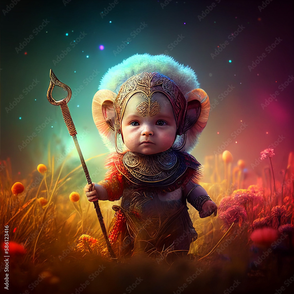 Foto de cute baby colorful Indian hindu God Ram Shri Ram Siya Ram Rama ...
