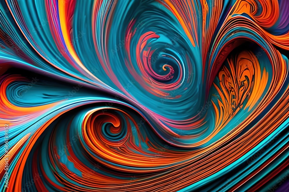 Howling Vortex of Intricate and Wild Swirls: Stunning High Definition ...