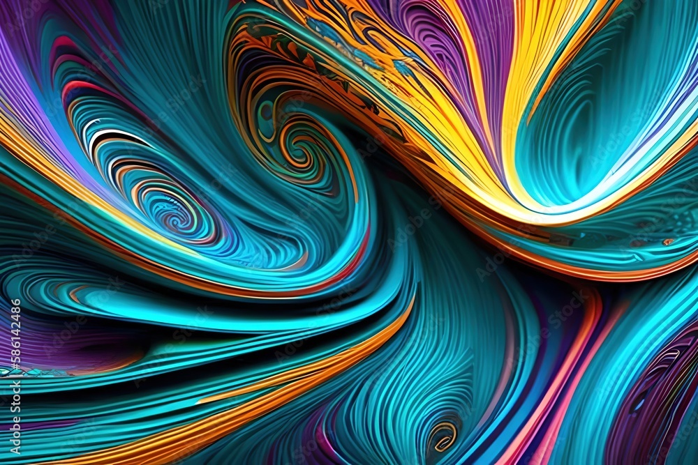 Howling Vortex of Intricate and Wild Swirls: Stunning High Definition ...