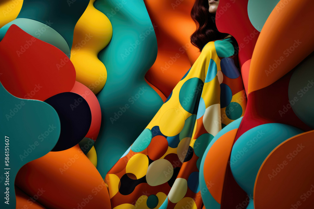 A Close up Shot Of A Surreal And Abstract Pattern With Mysterious a-close-up-shot-of-a-surreal-and-abstract-pattern-with-mysterious