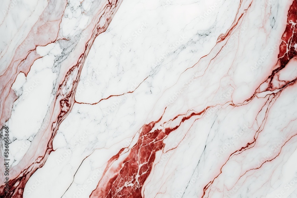 Luxury red and white marble Natural pattern marble, Stock Photo | Adobe ...