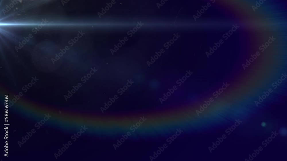Optical Lens flare effect on black background. Overlay light effect ...