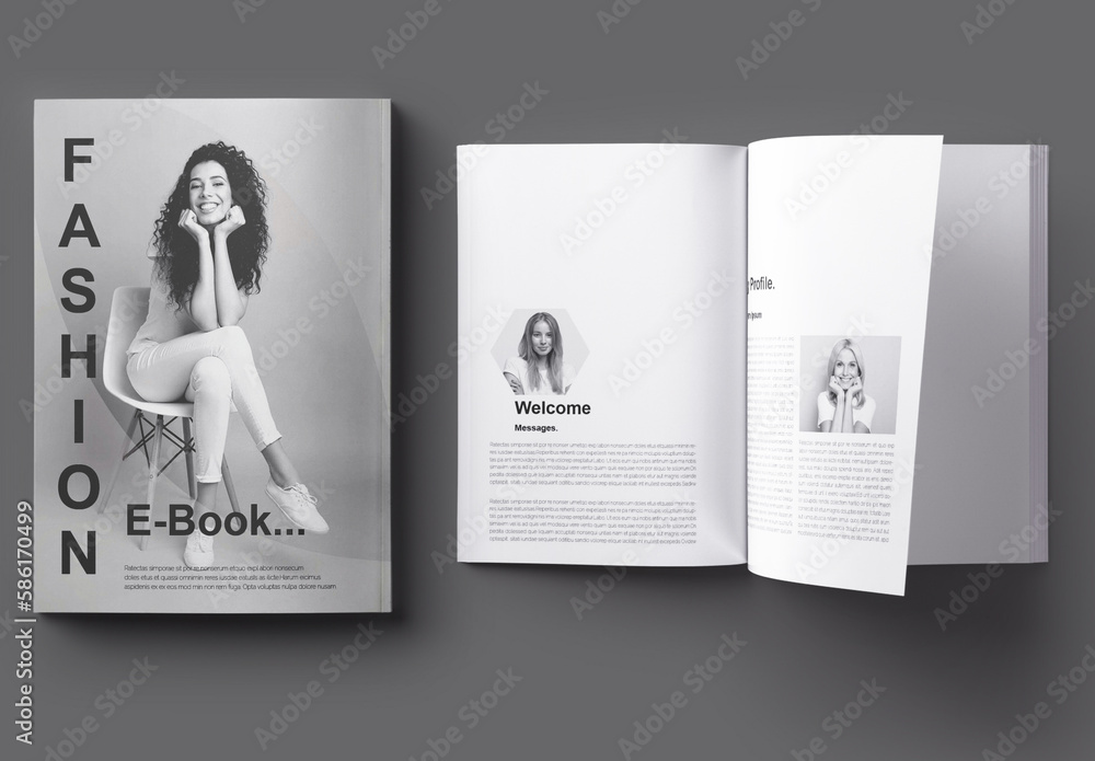 Fashion E Book Template Stock Template | Adobe Stock
