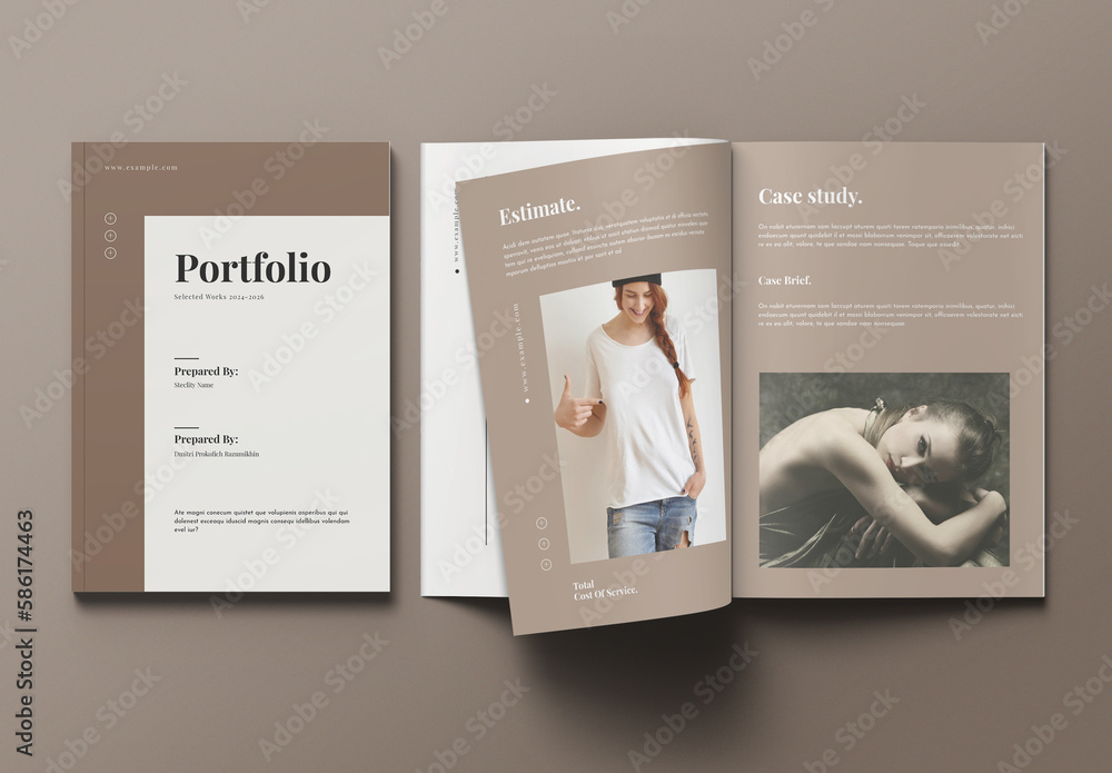 Portfolio Layout Stock Template | Adobe Stock