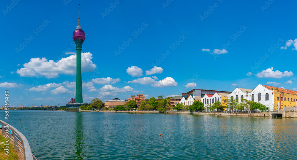Lotus tower in downtown Colombo, Sri Lanka Stock Photo | Adobe Stock