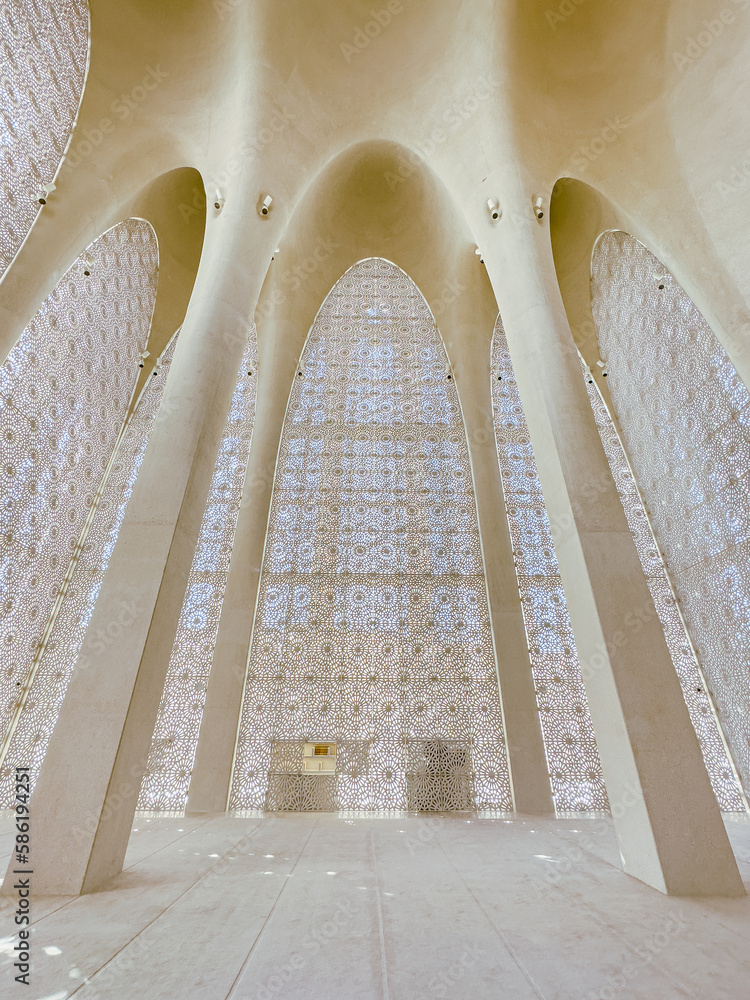 Architectural and design details of the Mosque at the The Abrahamic ...