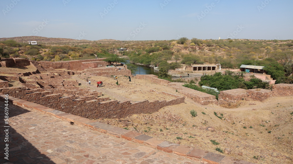 Jodhpur, Rajasthan, India 2nd March 2023: Mandore or Mandor gardens and ...