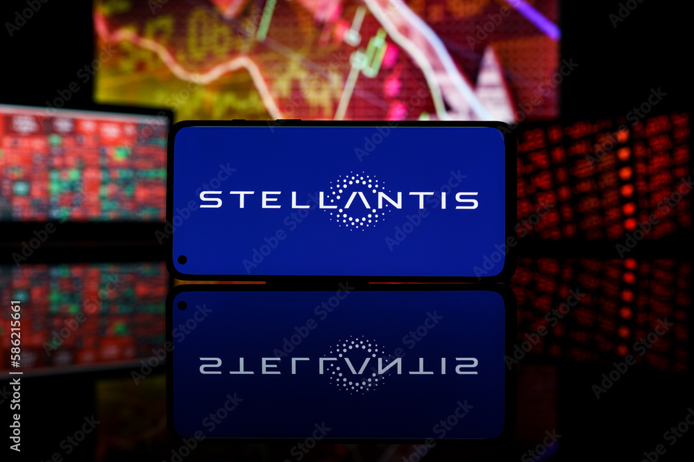 Stellantis company shares dropped down at stock market. Stellantis ...