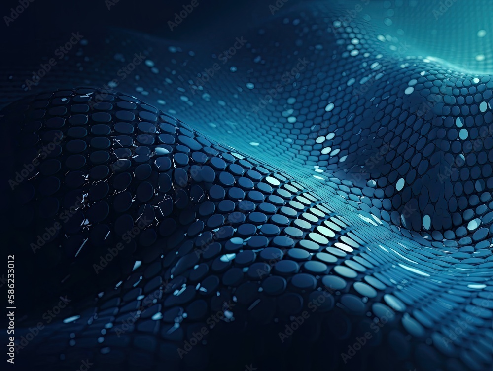 Abstract Blue Texture Seamless Pattern Tile with Subtle Tech Future ...